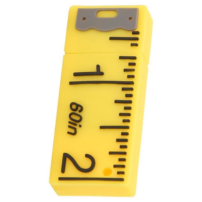 Fdit disque U de dessin animé U Disk Yellow Cartoon 3D Ruler Model USB ...