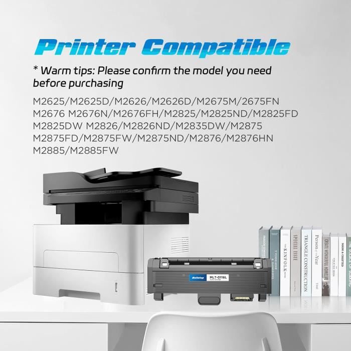 Cartouche de Toner Compatible avec Samsung MLT-D116L D116S pour Xpress M2675F M2885FW M2835DW ...