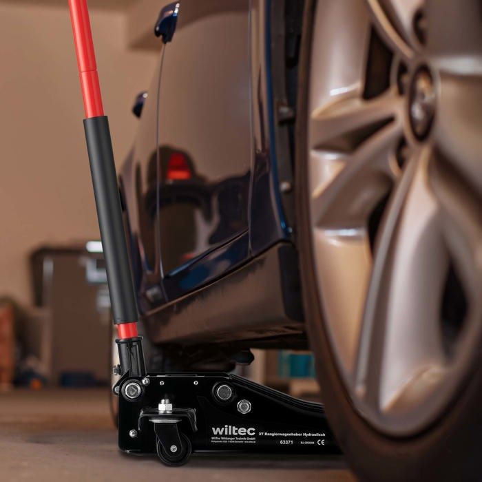 XPOtool Cric hydraulique de plancher manœuvrable de 3T Poids 29 kg Hau ...