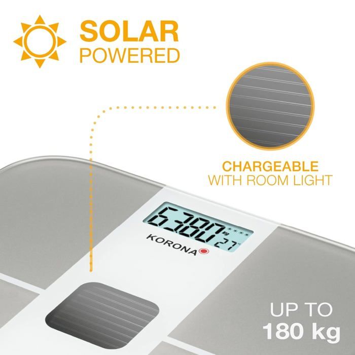 73165 Pèse-personne solaire A | Balance sans pile | Génère de l'énergie ...