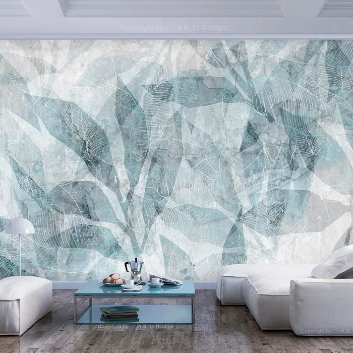 Papier Peint Adhésif Feuilles 147X105 Cm Mural Décoration Feuille ...