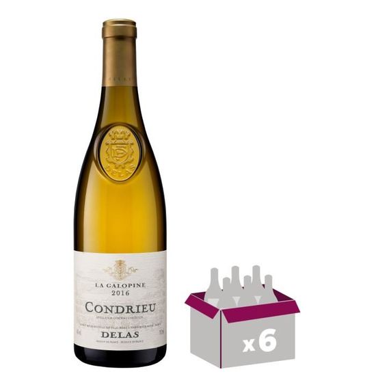 Delas La Galopine 2016 Condrieu - Vin blanc des Côtes du Rhône - La ...