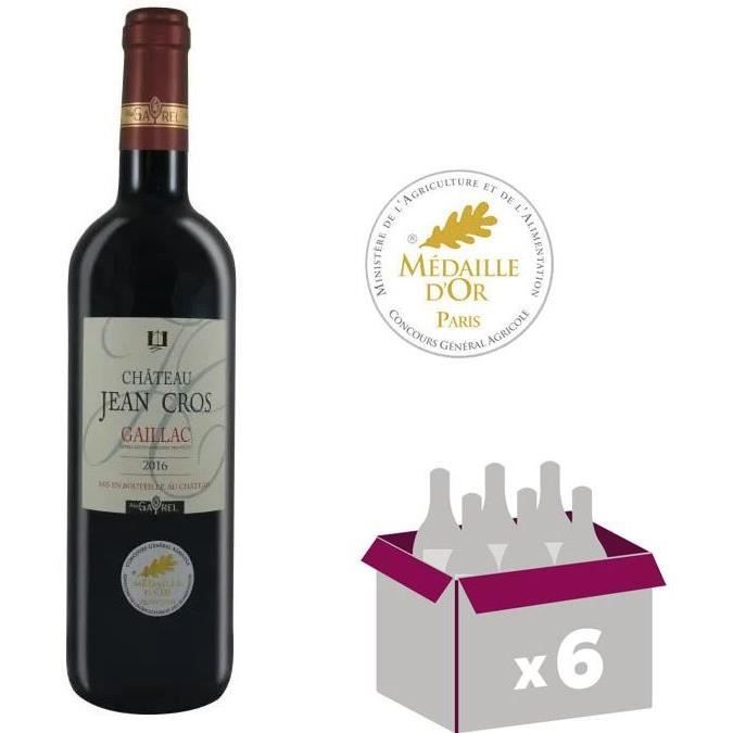 Château Jean Gros 2016 Gaillac - Vin rouge du Sud Ouest - La cave Cdiscount