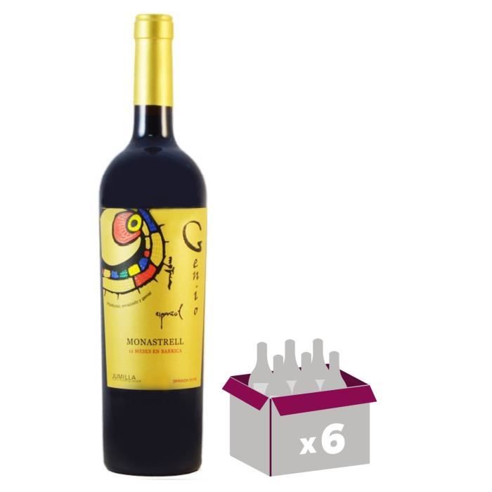 BODEGA ALCENO 2016 Genio Monastrell 12 meses Jumilla - Vin Rouge - 6x ...