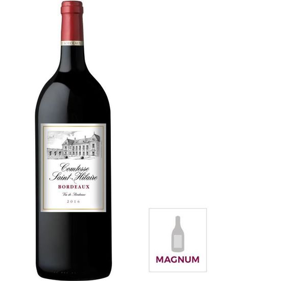 Magnum Comtesse Saint-Hilaire 2016 Bordeaux - Vin rouge de Bordeaux ...