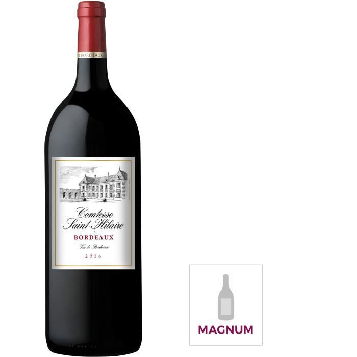 Magnum Comtesse Saint-Hilaire 2016 Bordeaux - Vin rouge de Bordeaux ...