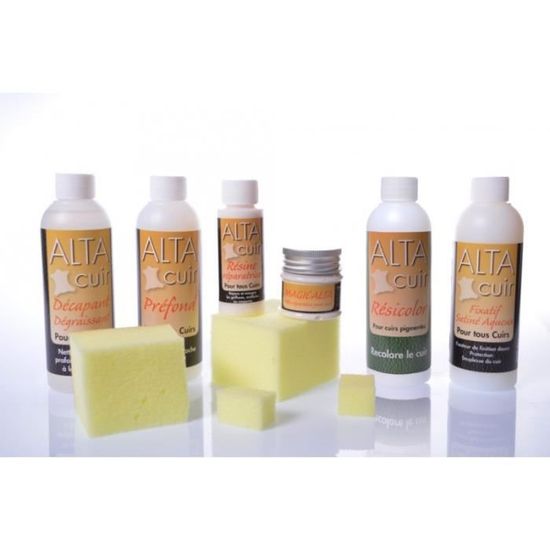 Kit Réparation-coloration cuir 1000ml - ROUGE - Cdiscount Au quotidien