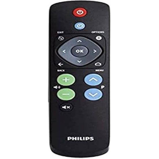 Télécommande - Philips - 22AV1601B - Télécommande simple - Couleur noire - Compatible TV ...