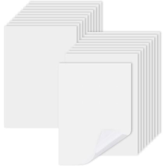 20 Feuilles Autocollant En Vinyle Imprimable Étanche A4 Imprimables ...