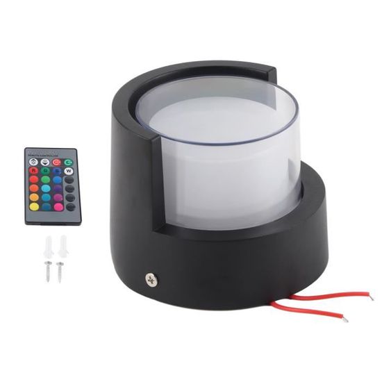 Lumière ronde de mur de LED Applique Murale Ronde à LED RVB, 16 ...