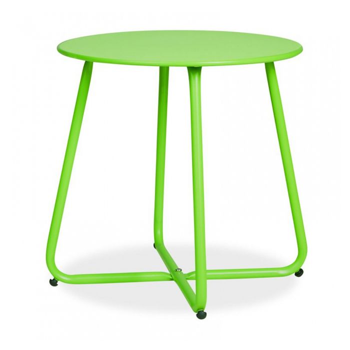 Table ronde pour enfants - Métal - Vert - Solide et sécuritaire ...