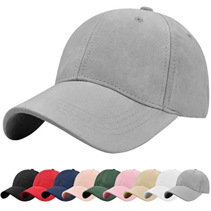 Kit Baseball M0TWI Casquette de Baseball classique en cuir Faux daim ...