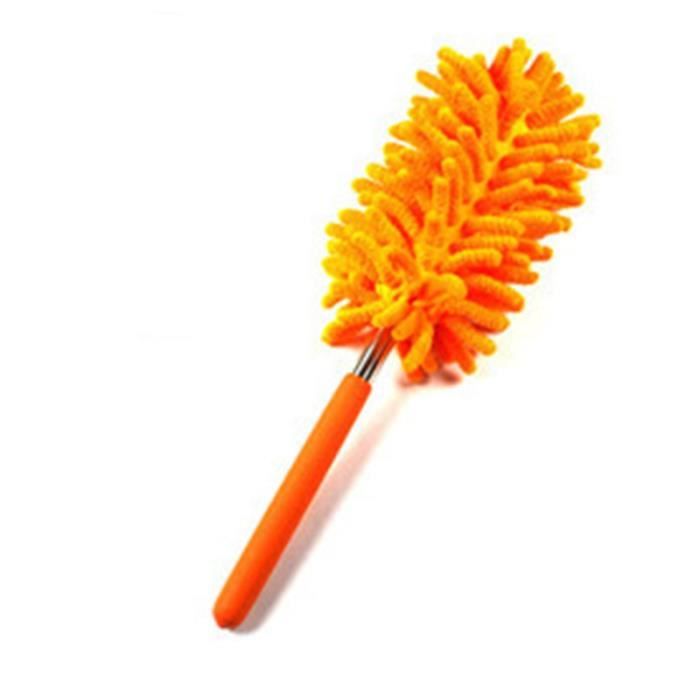 Plumeau-depoussiérant,Mini plumeau en fibre rétractable pour meubles de ...
