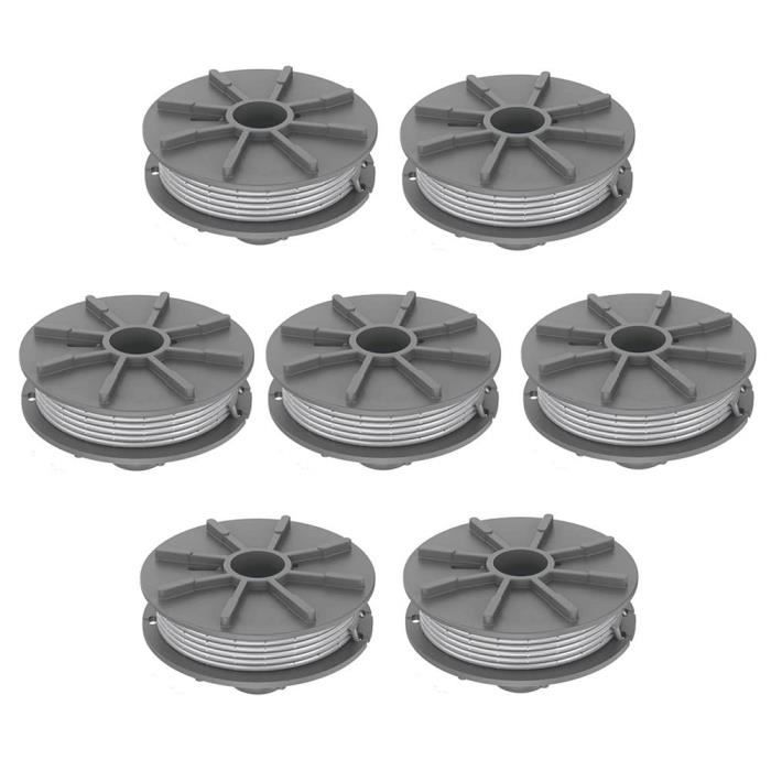 Bobine de fil pour Gardena 5307-20 débroussailleuse 1,65 mm 6,1 m, Bobine de fil rechange Coupe ...