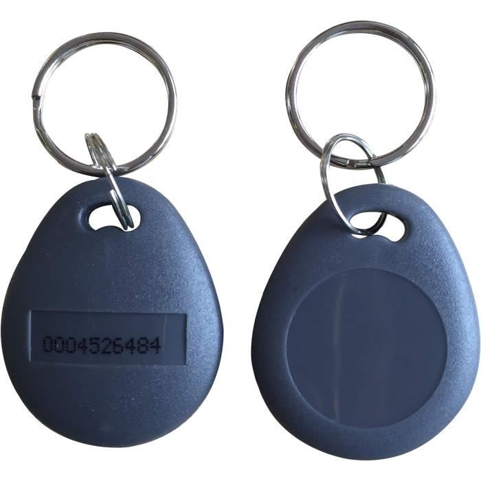 Rfid Tag Blue Em4100 Lot De 100 Porte-Clés Em Marine 125 Khz (Modèle 8 ...