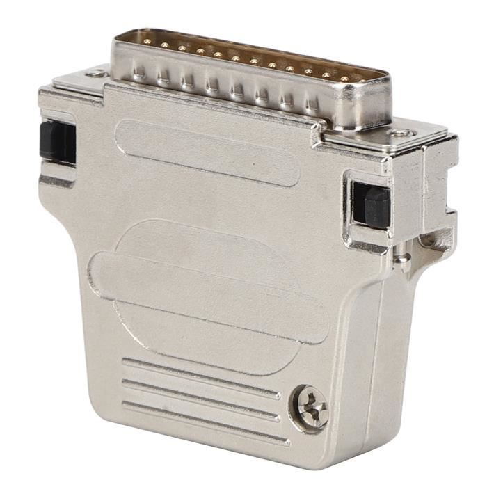 Cikonielf connecteur métallique DB25 DB25P-45 Connecteur femelle 25 ...