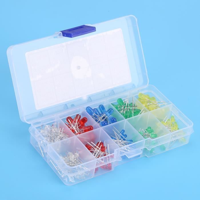 200pcs LED Diode Lights 3mm et 5mm LED Lights Emitting Diodes ...