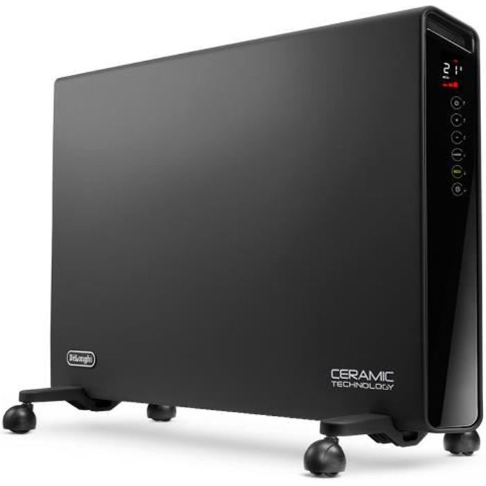 DeLonghi HX65L22, Céramique, 24 h, Intérieur, Sol, Gris, 2200 W ...
