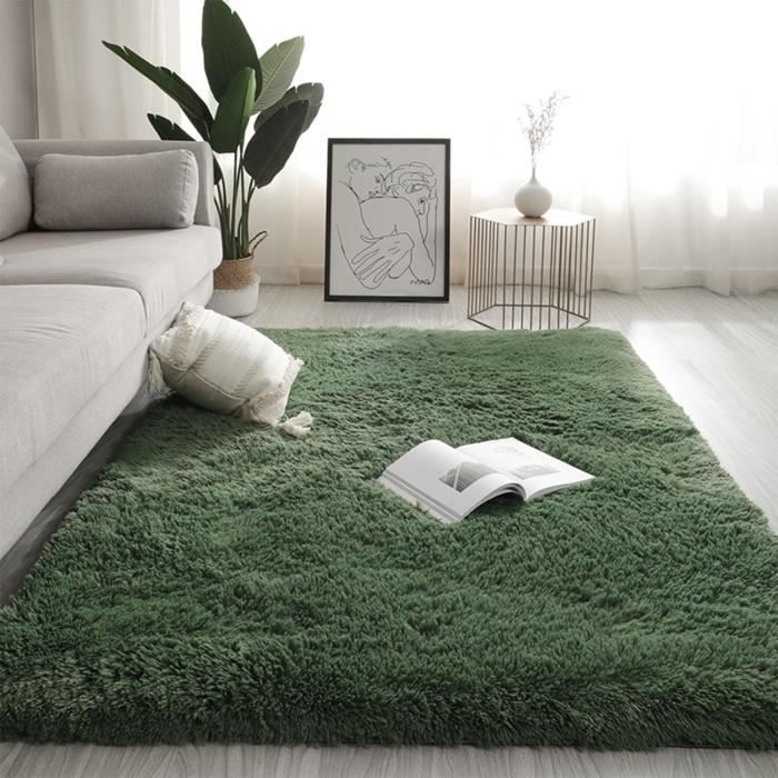 Tapis Salon Shaggy Longs Super Doux - Shaggy Tapis Moelleux Dessous ...