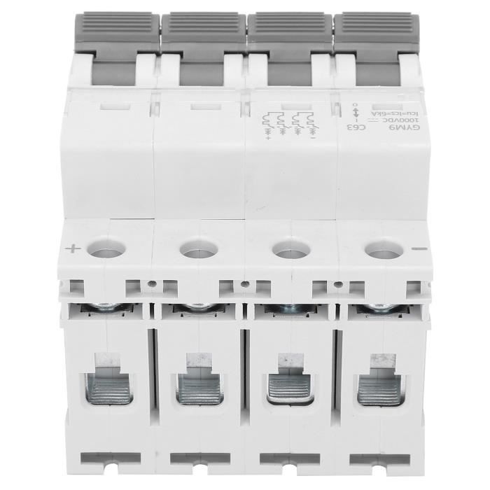 EJ.life Disjoncteur GYM9-C63 Disjoncteur DC Mini Équipement de Protection d'Installation sur ...