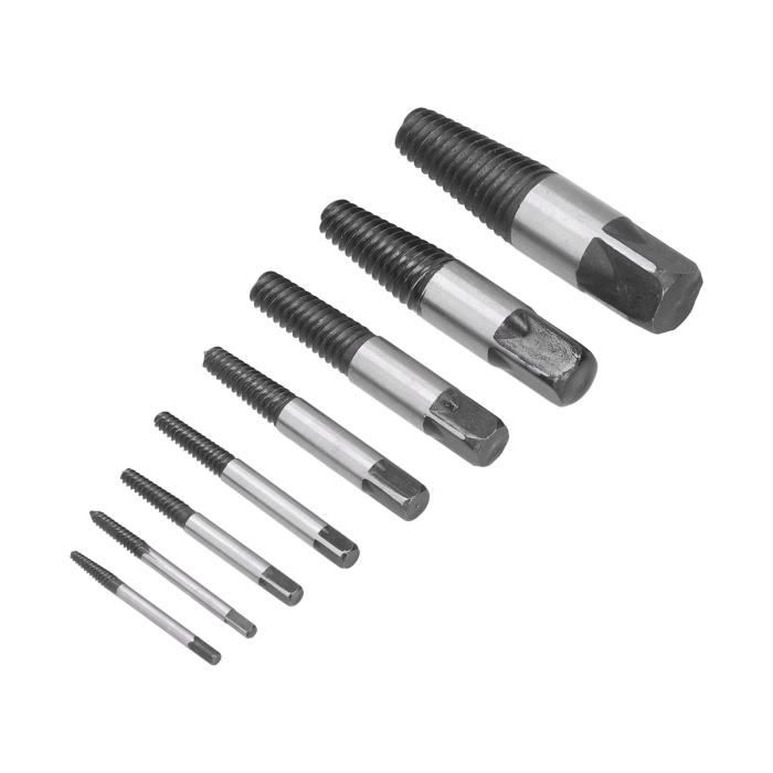 Ensemble d'extracteur de vis en acier au carbone - FDIT - 8 pièces ...