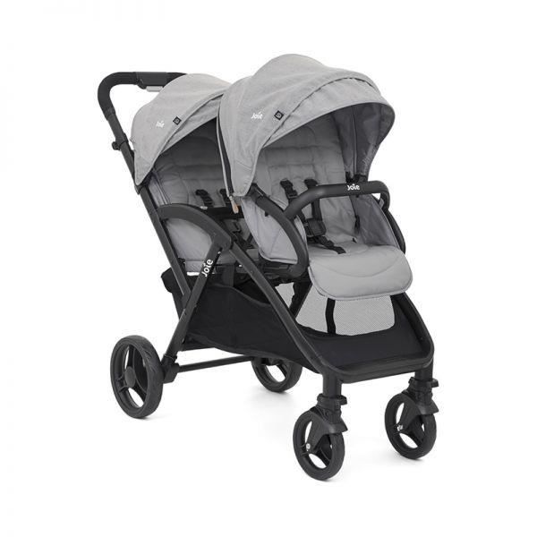 JOIE Evalite Duo - Poussette double compacte - Jusqu'à 15Kg - Gris Flannel - Cdiscount ...