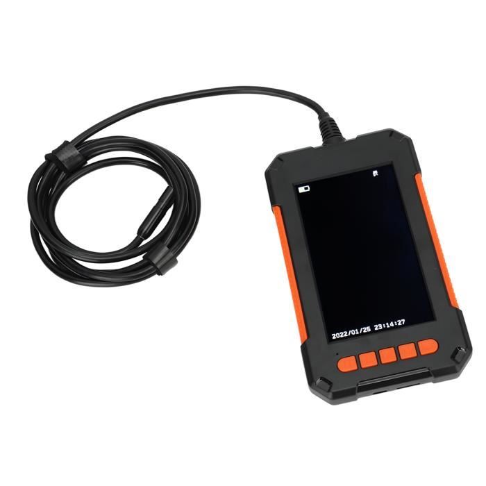 Endoscope industriel - QIILU - 4,3 pouces - 1920x1080P - 8 lumières LED ...