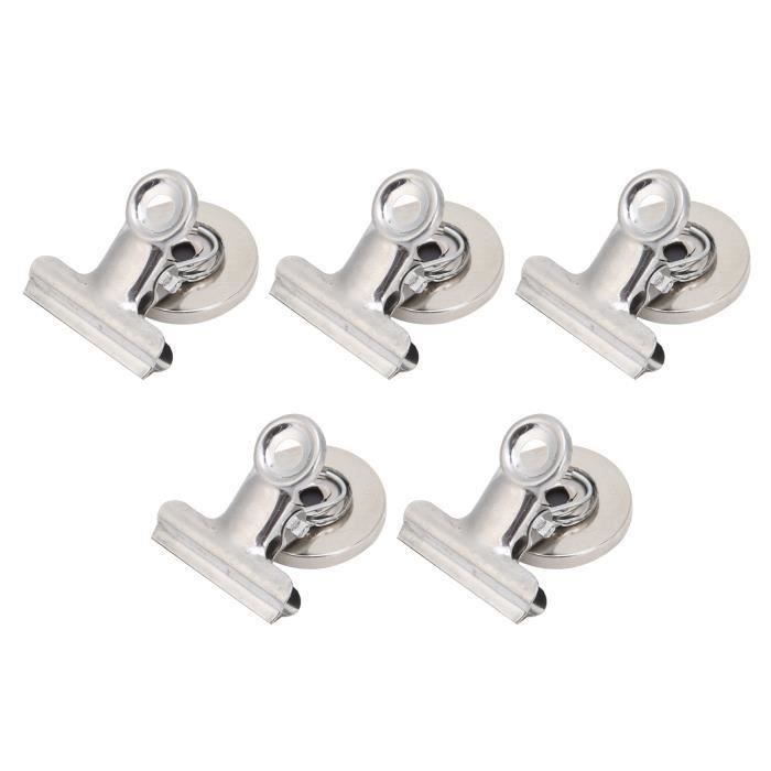 Outil de fixation d'aimant 5Pcs Clips Magnétiques Rond En Acier ...