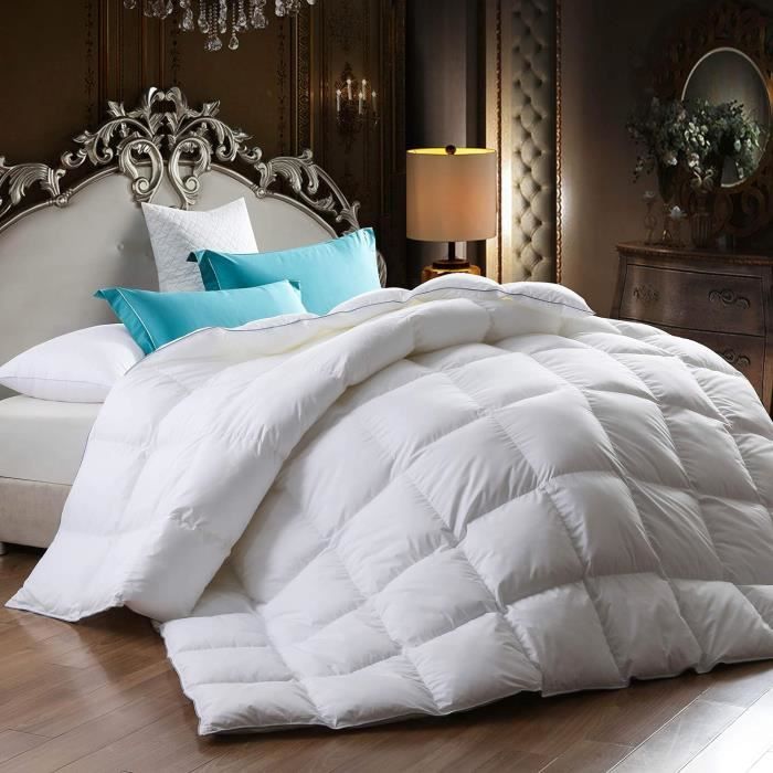 Couette En Plumes D'Oie (S-Kng) De Luxe 13,5 Tog, Meilleure Qualité ...