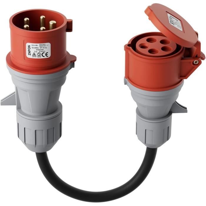 Adaptateur Cee 32A Vers 16A | 400V Triphasé | Adaptateur Courant Fort ...