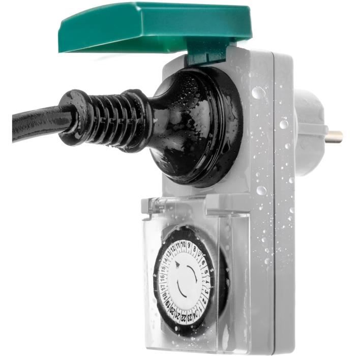 Programmateur Prise Électrique Éclat Des Lumières Magique À Réglage Automatique Programmateur ...