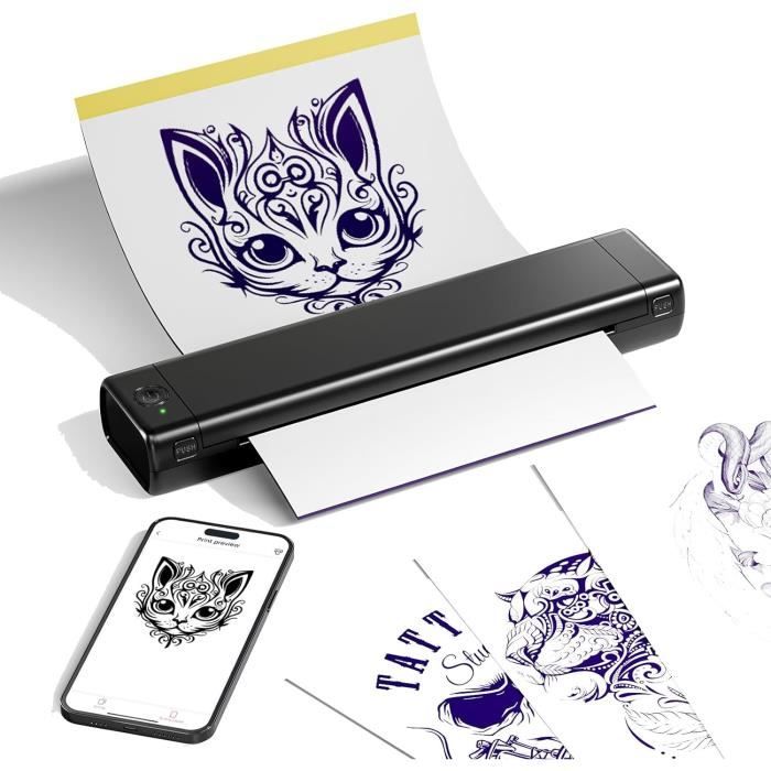 Imprimante Portable A4 Imprimante Bluetooth Thermique Mini Imprimante ...