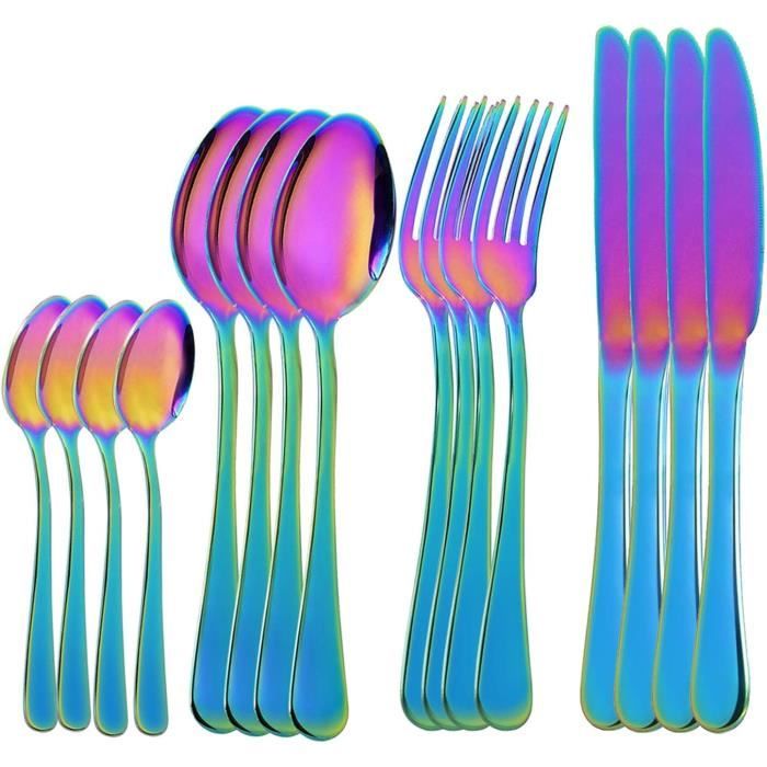 OBR KING couverts de table set de couvert inox 16 pièces avec couteau ...