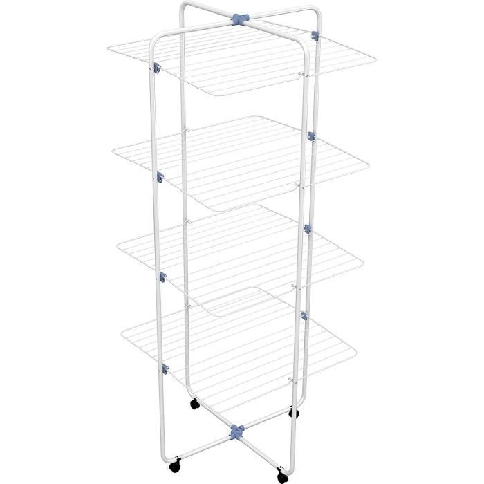 Gimi VIP 4 étendoir Tour à Poser sur Le Sol en Acier, 40 m[S226 ...