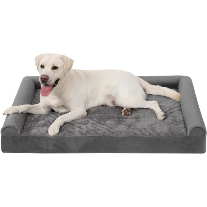 KSIIA Panier Chien, Lit pour Chien 90x57x16cm Canapés et Fauteuils pour ...