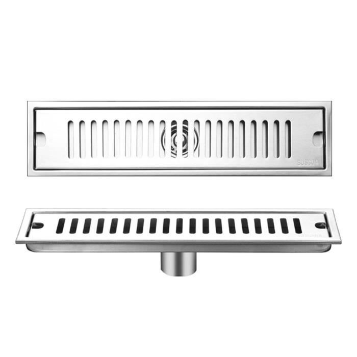 YID siphon de sol long Siphon de douche long en acier inoxydable ...