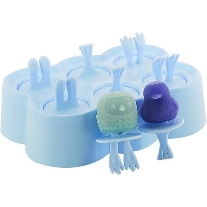 Baby Ice Pop Moules Sans Bpa, 3 Personnages De Dessin Animé Dans Un ...