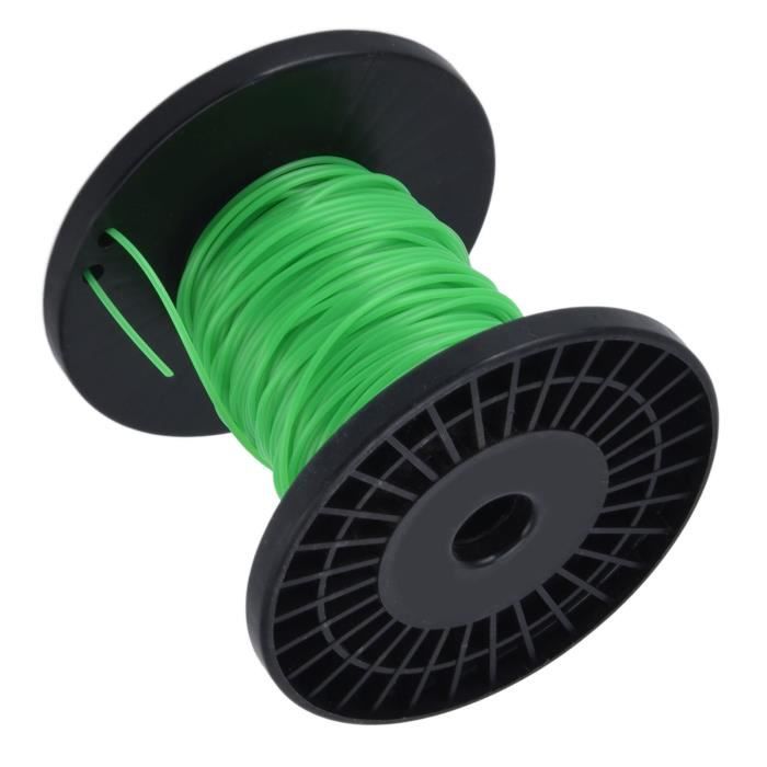 VGEBY ligne de débroussailleuse Ligne de tondeuse à gazon ronde de 2 mm Ligne de tondeuse à ...