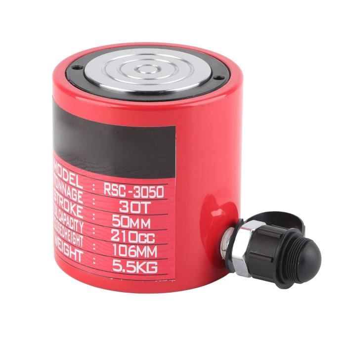 ZJCHAO Vérin hydraulique 30T avec piston creux séparable, outil de ...