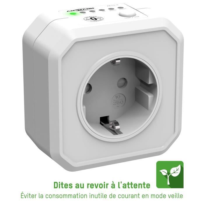 Prise de minuterie - ANSMANN - AES1 - Économie d'énergie - Intérieur ...