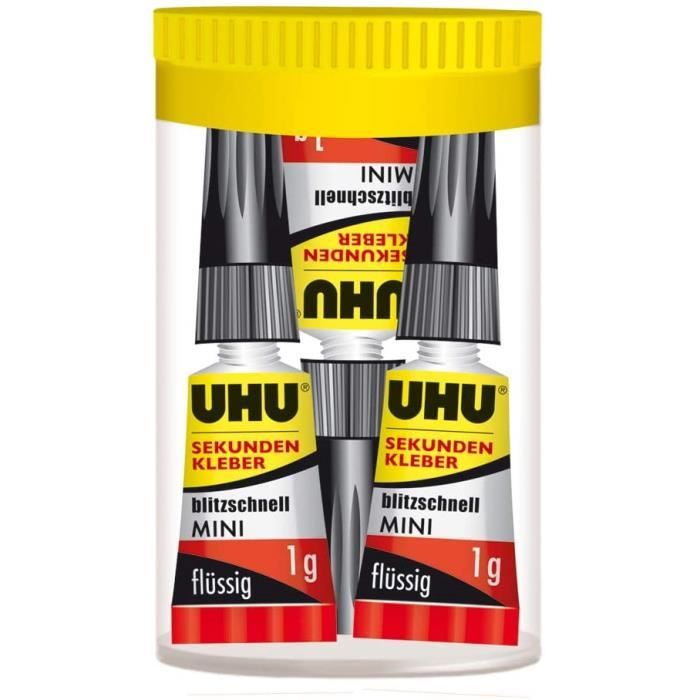 Power glue, colle forte instantanée, colle liquide, avec une boîte de ...