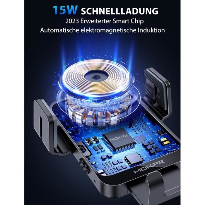 Chargeur Induction Voiture - Support Telephone Voiture Induction Charge ...