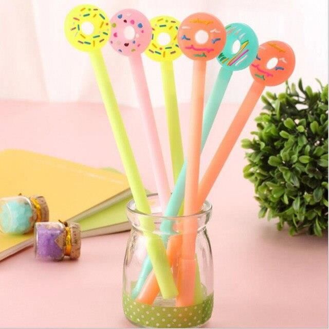 STYLO,Rose-Black--stylo à donuts mignon Kawaii, 1 pièce, papeterie ...