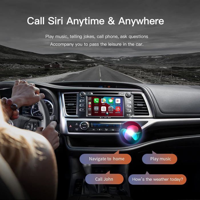 Kit de Rétrofit Carplay Sans Fil CARabc pour Toyota Auris/CHR/RAV4 2014 ...