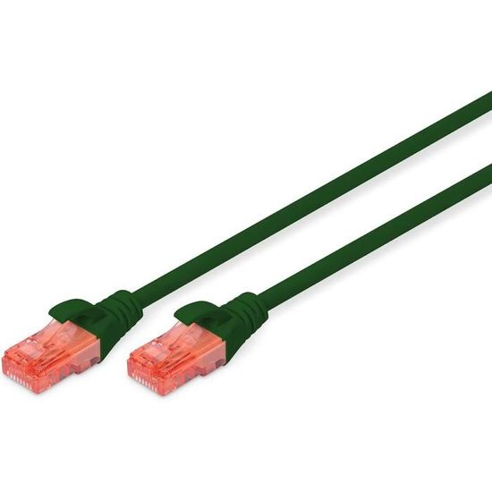 Câble Lan Cat 6-2M - Cca Câble Réseau Avec Rj45 - U-Utp Non Blindé - Compatible Cat-6A & Cat-5E ...