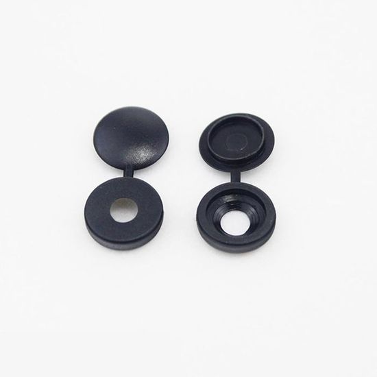 Lot de 100 cache-vis à charnière en plastique pour meubles, armoire ...