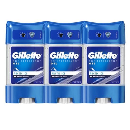 GILLETTE ARCTIC ICE Gel Déodorant Anti-transpirant Pour Homme ...