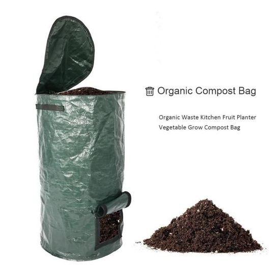 Mxzzand Sac de compostage PE Sac de compost PE Sac de compost organique ...