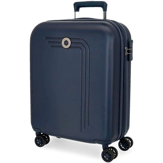 Riga Valise Trolley Cabine Bleu 40X55X20 Cms Rigide Abs Serrure À ...