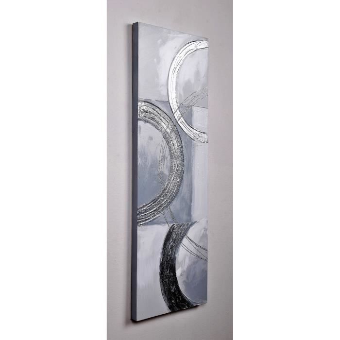 Tableau déco Modern 23 - Toile peinte à la main - 30 x 90 x 3 cm ...